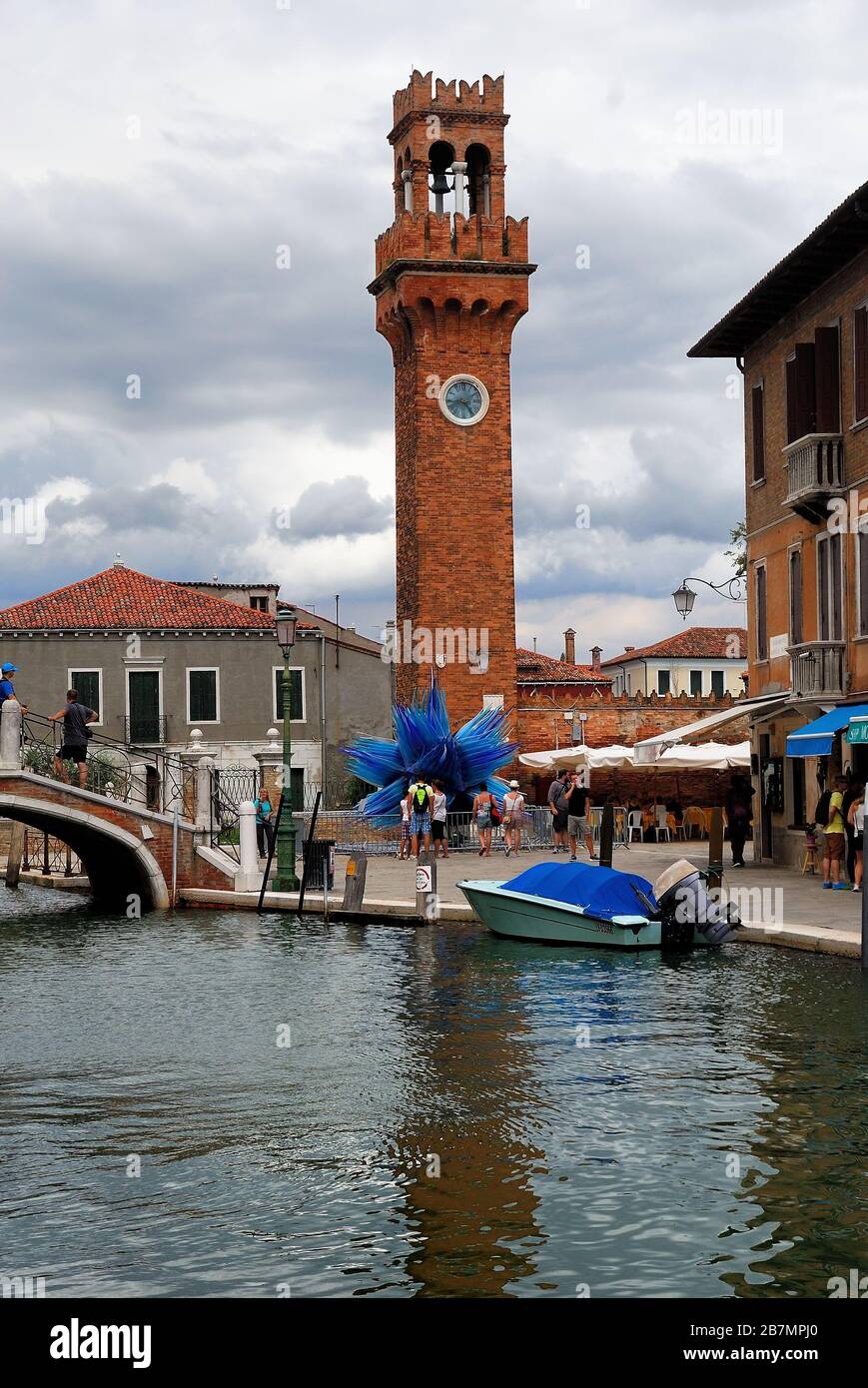 Venice murano canal tower hi-res stock photography and images - Alamy