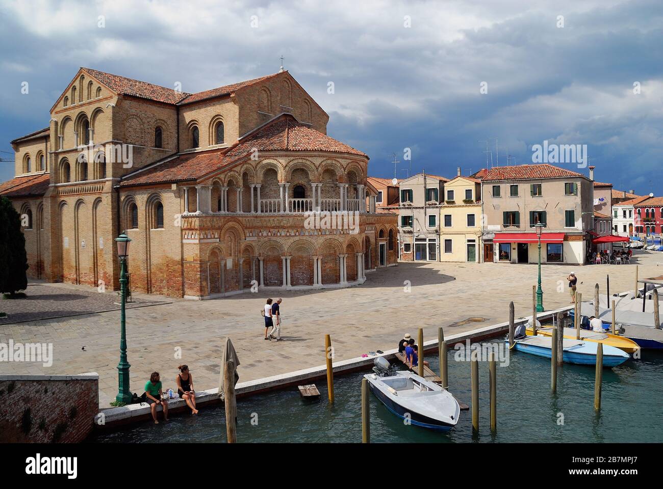 Murano,Venice, Italy,the church of St.Mary and St.Donato Stock Photo ...