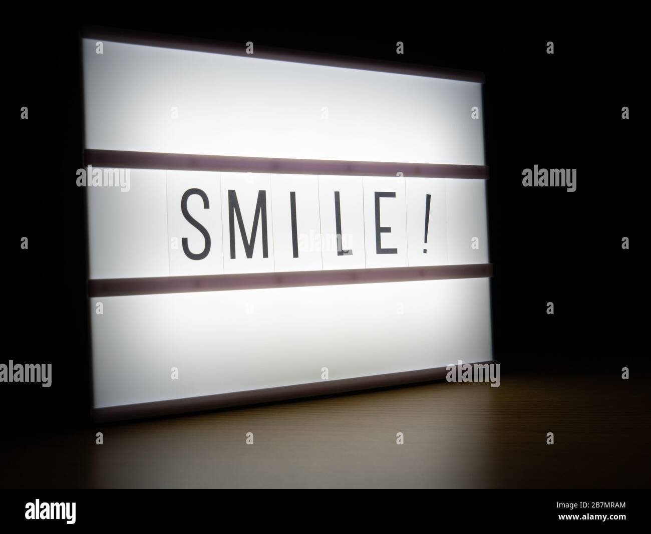 Light box signs hi-res stock photography and images - Alamy