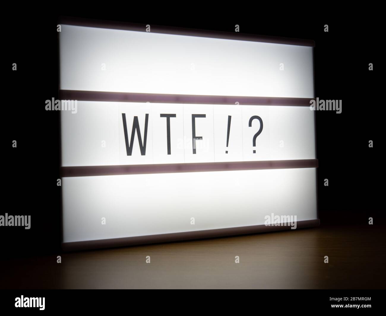 Wtf letters hi-res stock photography and images - Alamy