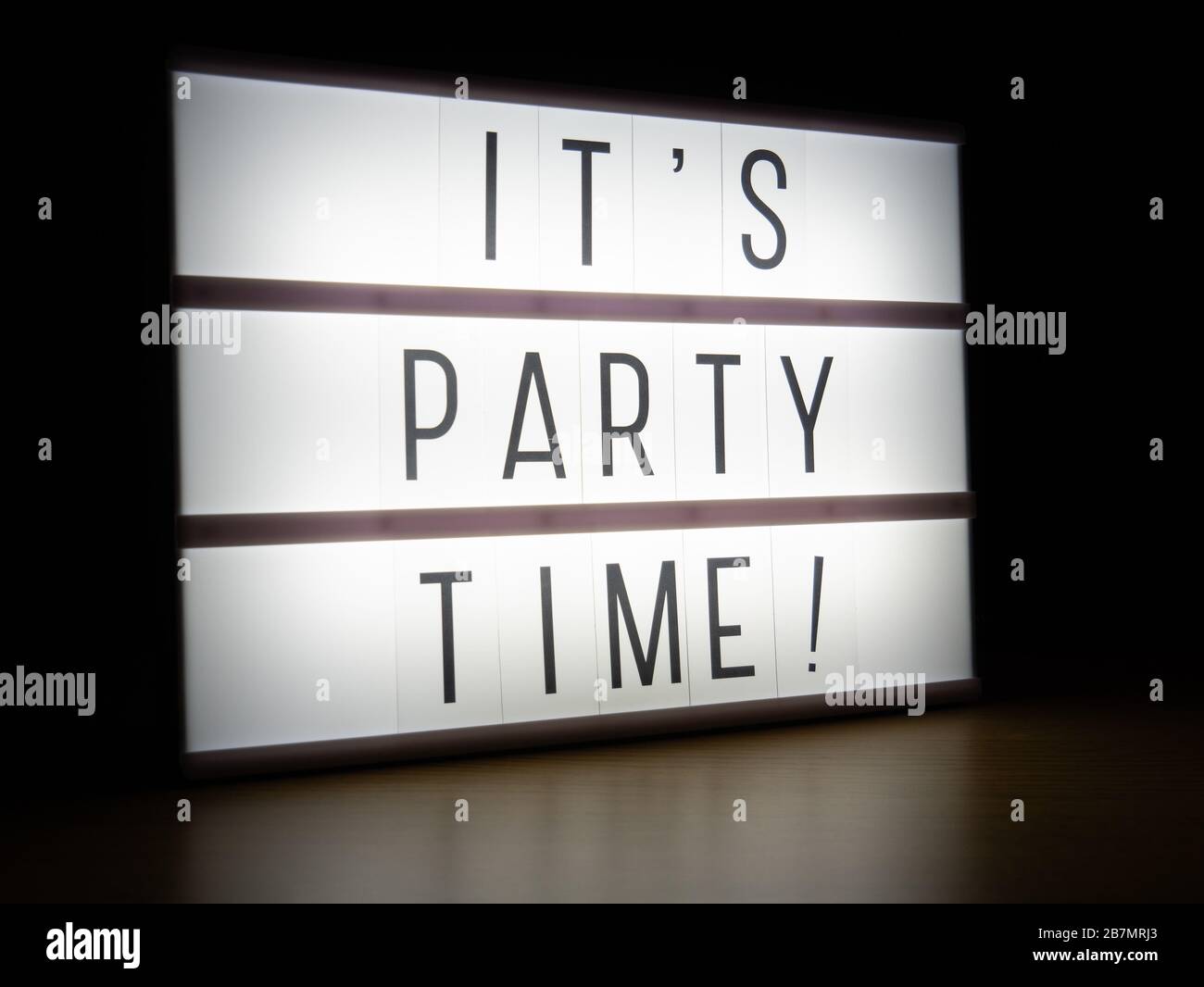 Party time sign hi-res stock photography and images - Alamy