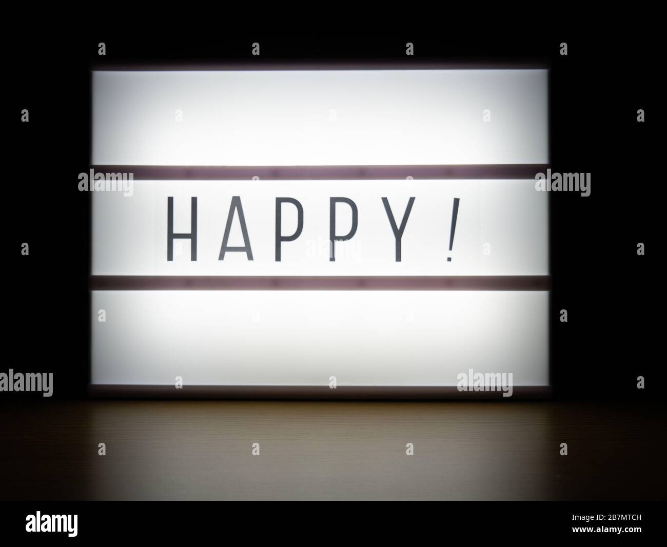 Light box signs hi-res stock photography and images - Alamy