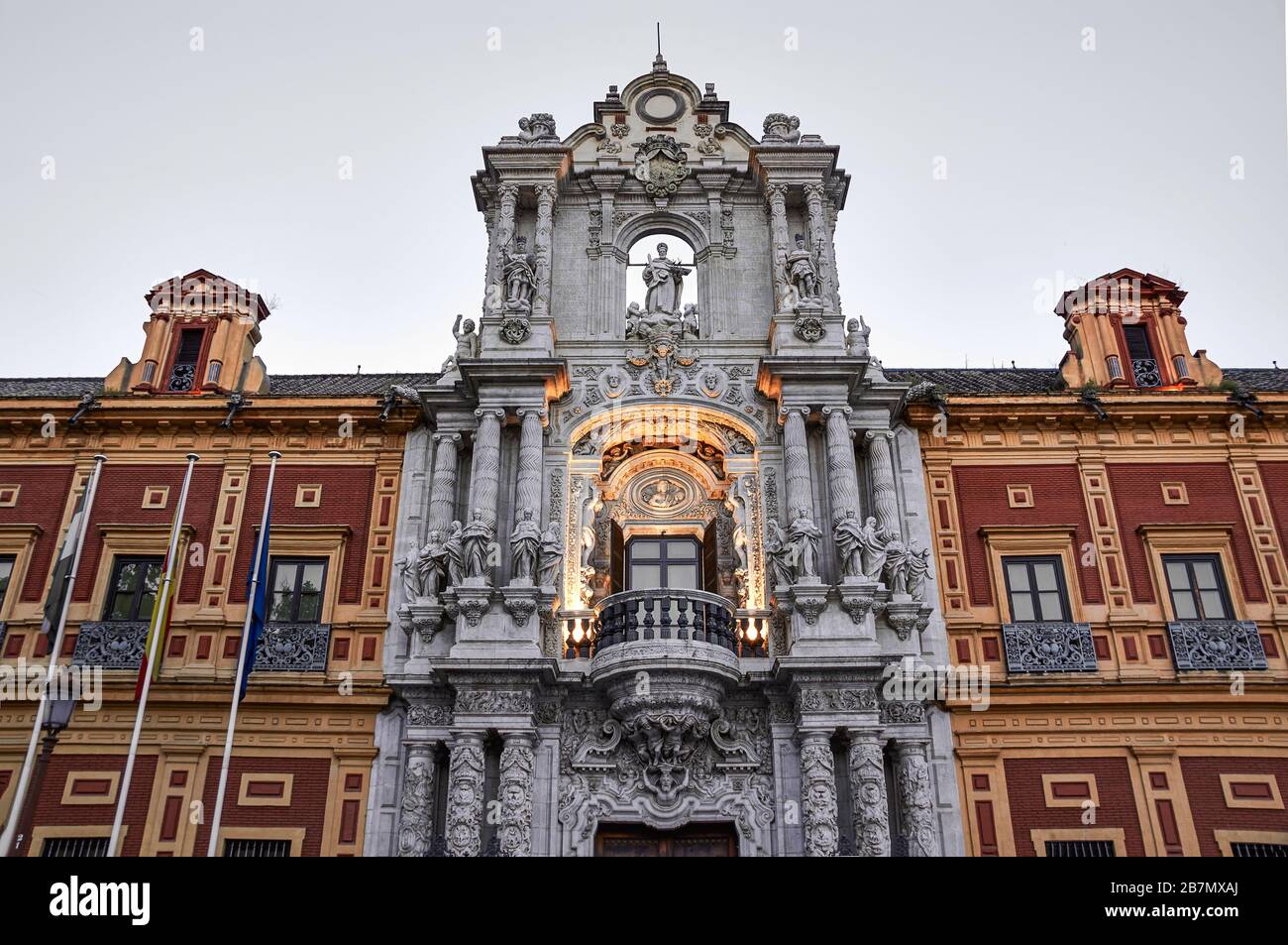 Historic buildings and monuments of Seville, Spain. Architectural ...