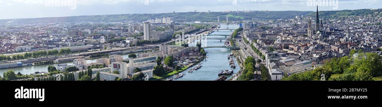 Rouen france skyline hi-res stock photography and images - Alamy