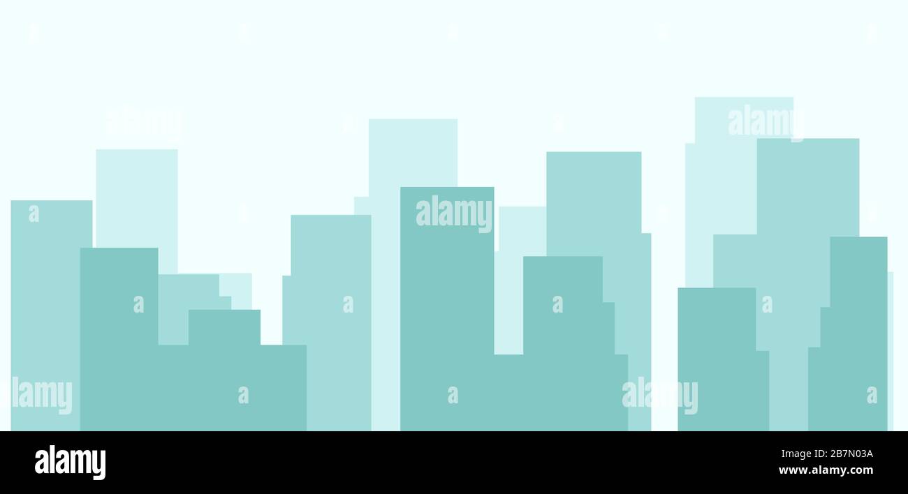 Abstract background with buildings. 2d cityscape skyline Stock Photo ...