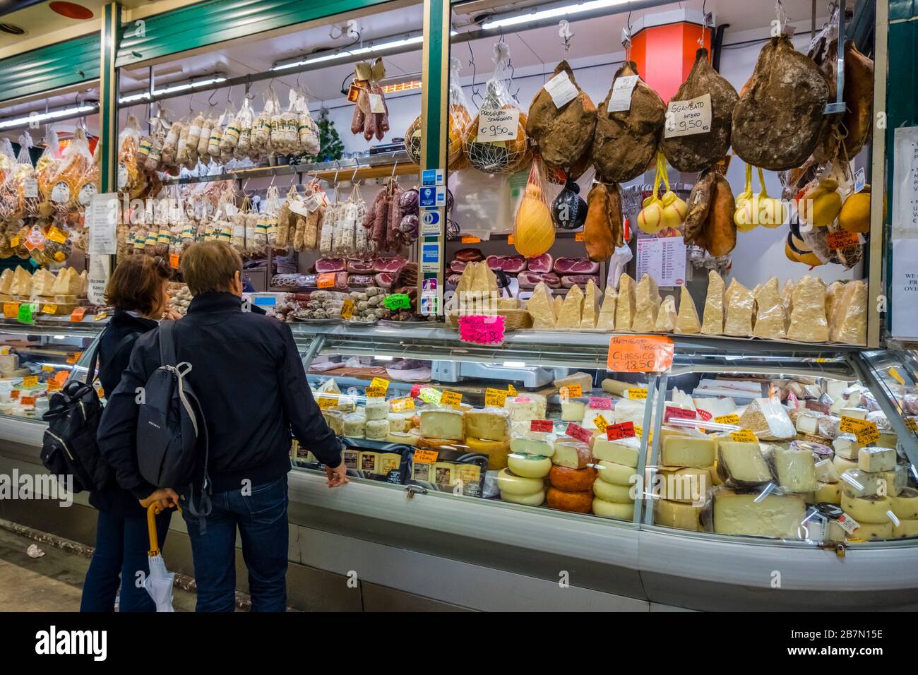 Mercato Centrale, central market hall, centro storico, Florence, Italy ...