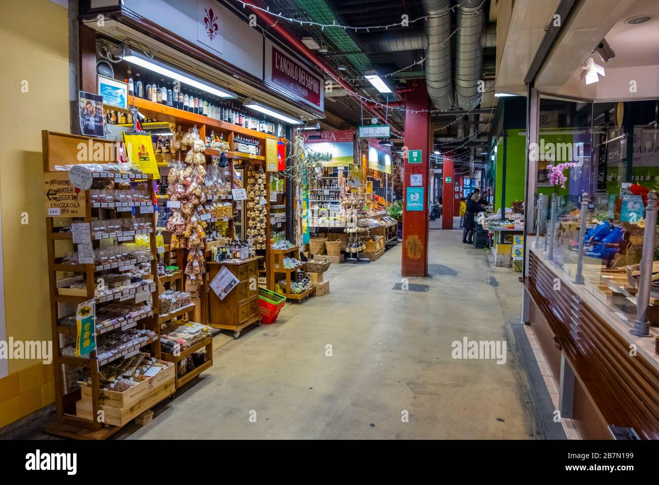Mercato Centrale, central market hall, centro storico, Florence, Italy ...