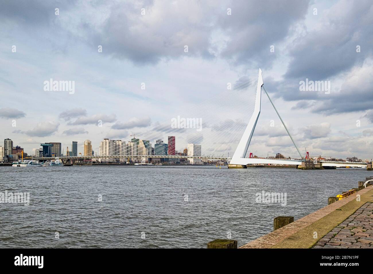 Rotterdam - 12 February 2019: Rotterdam, The Netherlands downtown ...