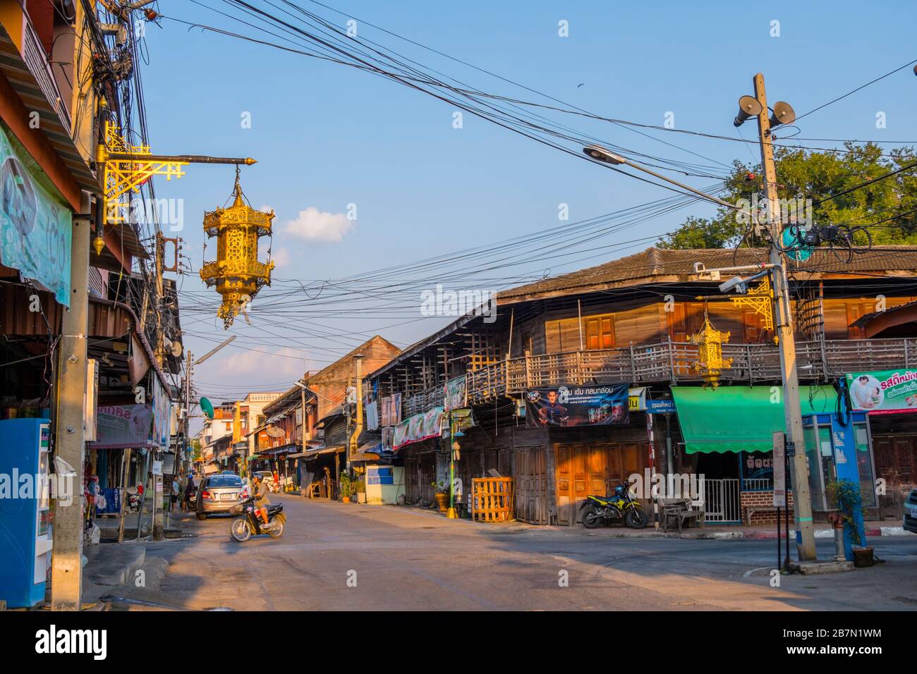 Talad Gao Road, Lampang, northern Thailand Stock Photo - Alamy