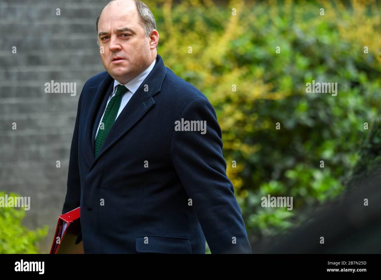 London, UK. 17th Mar, 2020. Ben Wallace MP PC Defence Secretary arrives ...