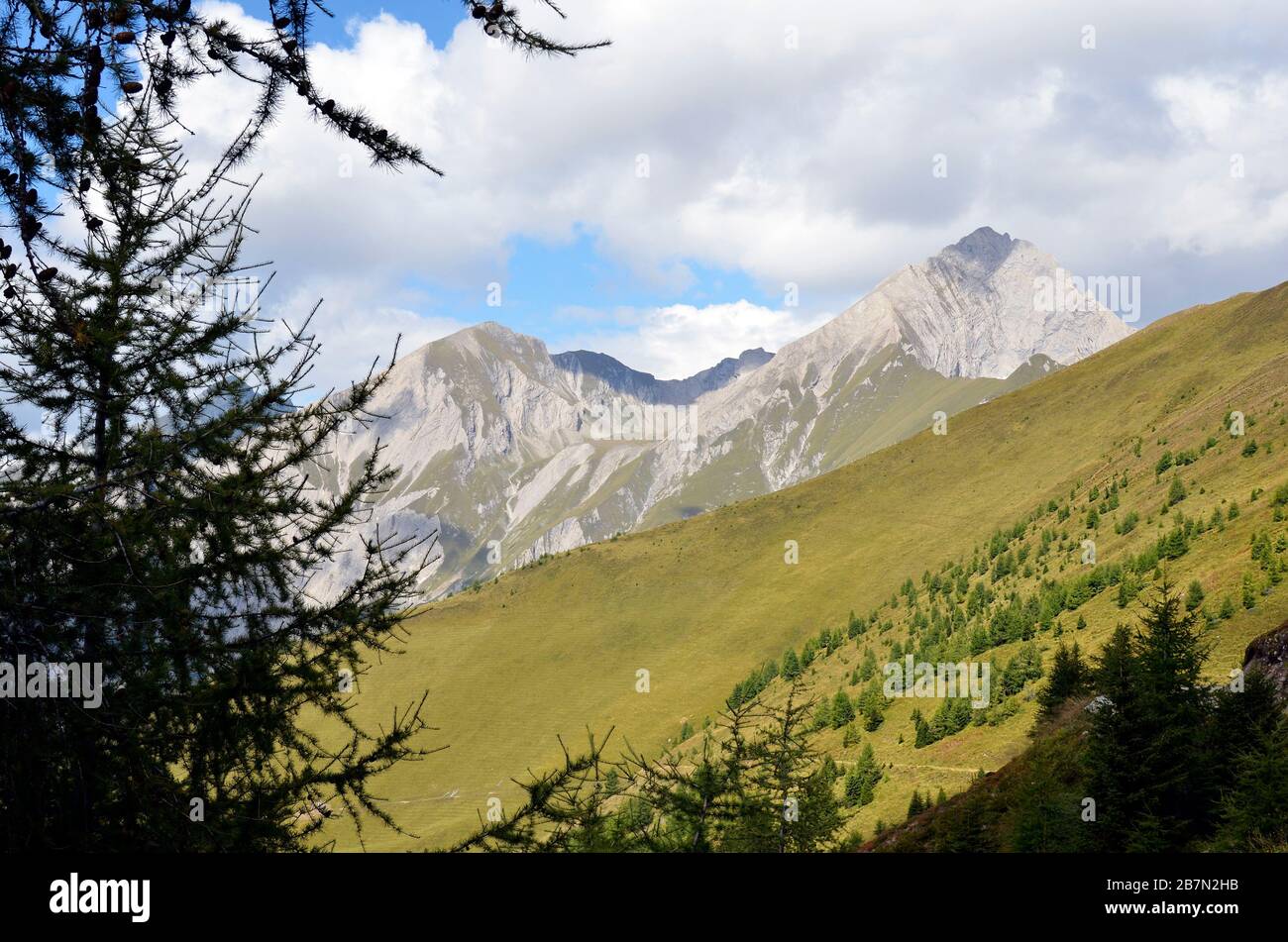 Austria, Tirol, landscape in Hohe Tauern national park, East-Tyrol ...