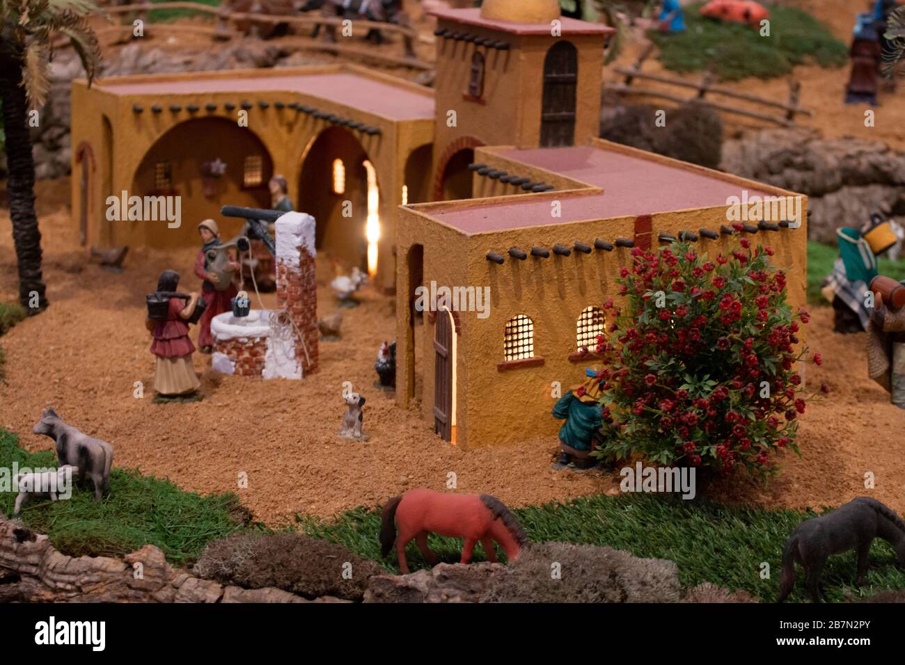 VILA REAL SANTO ANTONIO, PORTUGAL - 28th DECEMBER 2019: Christmas ...