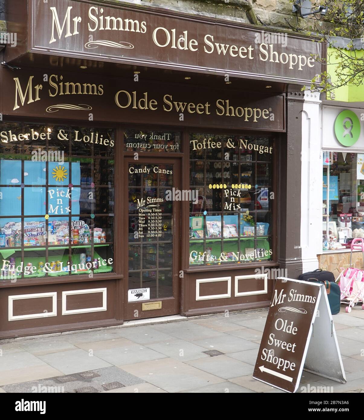 Mr simms olde sweet shoppe hi-res stock photography and images - Alamy