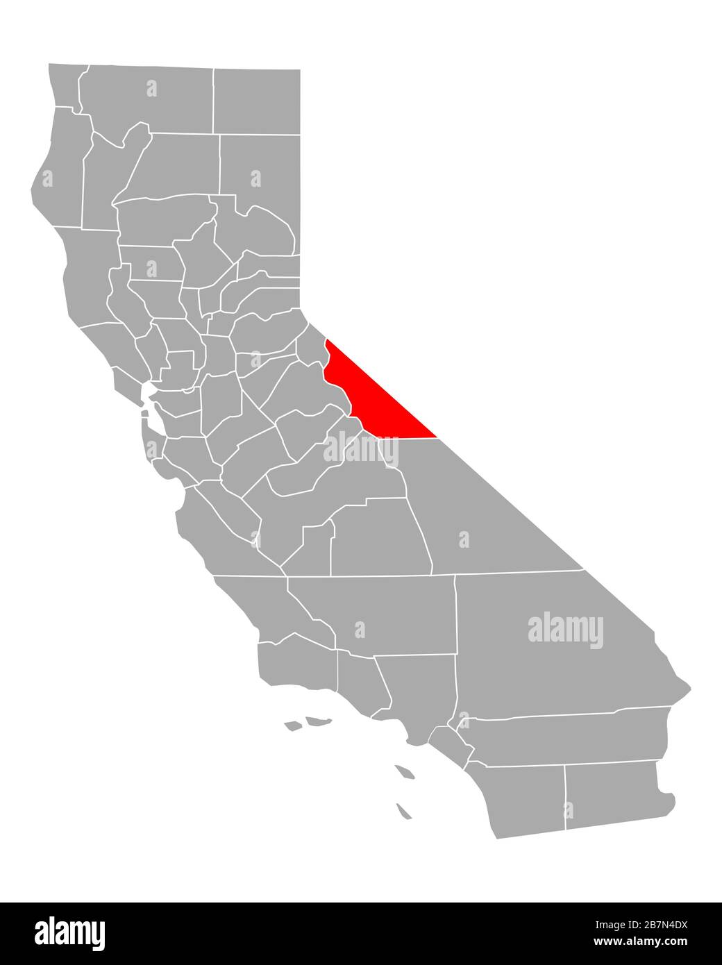 Mono county map hi-res stock photography and images - Alamy