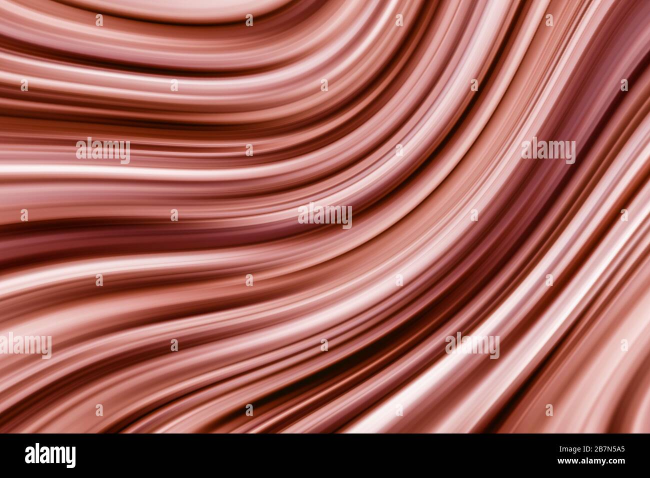 Abstract 3D rendering old rose color gradient swirl effect illustration ...