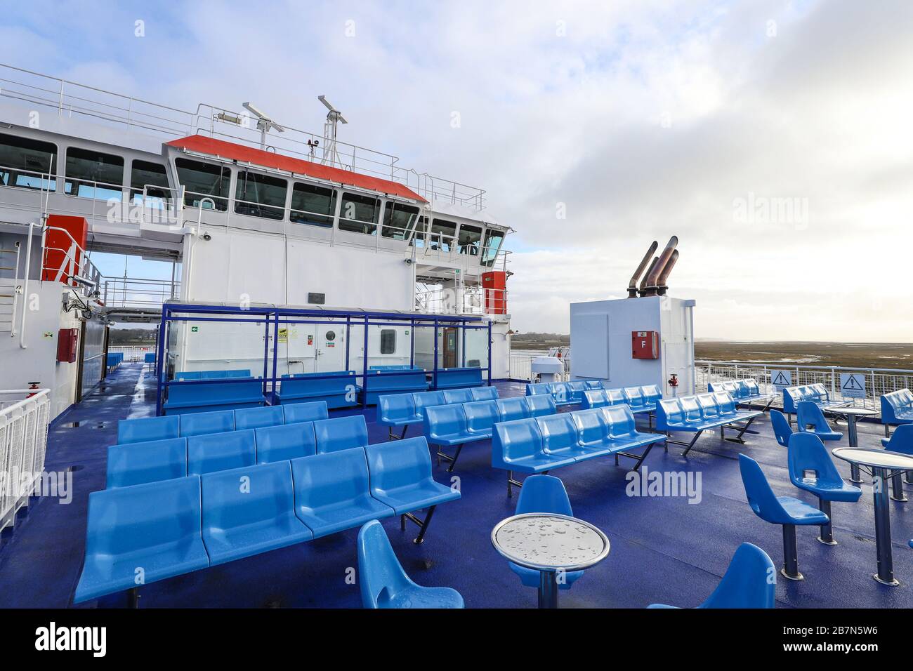 Wightlink Lymington to Yarmouth Ferry Stock Photo - Alamy