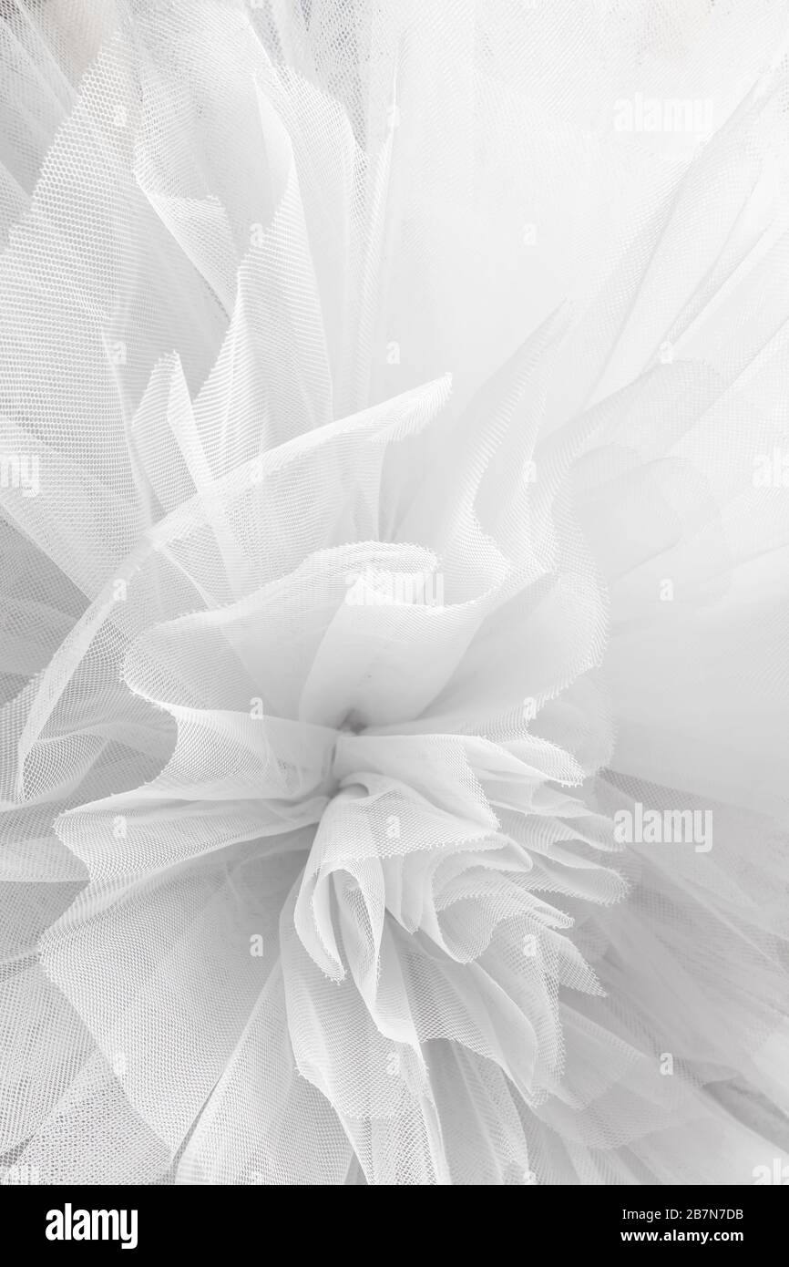 Closeup detail backdrop of the ballerina white tutu dress Stock Photo ...
