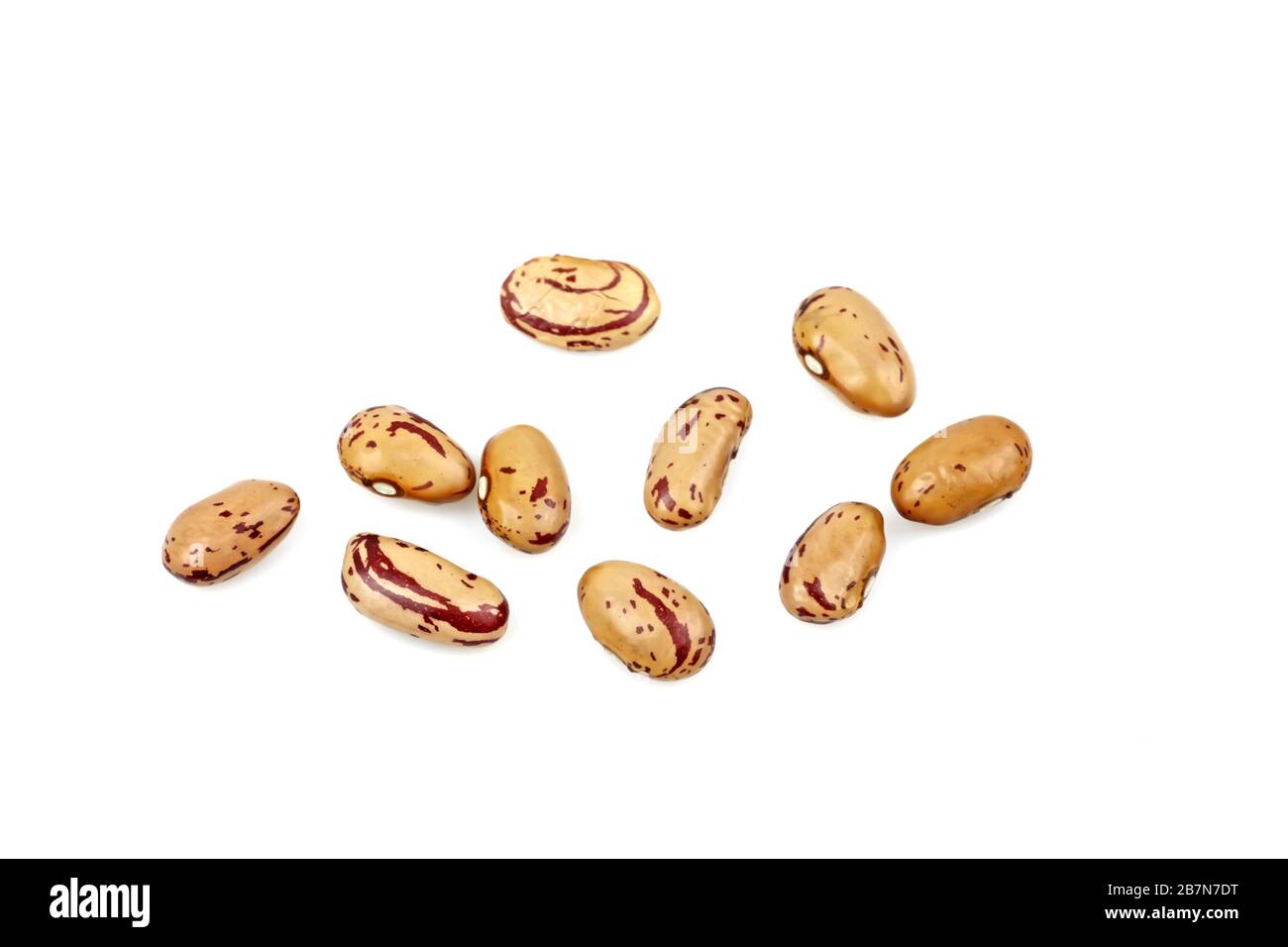 closeup of beans in white background Stock Photo - Alamy