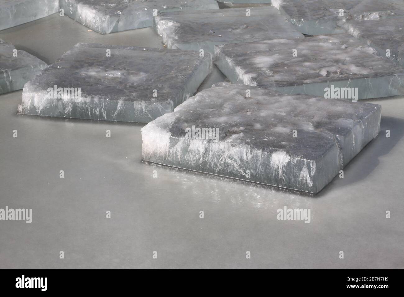 ice in the river, north china Stock Photo - Alamy