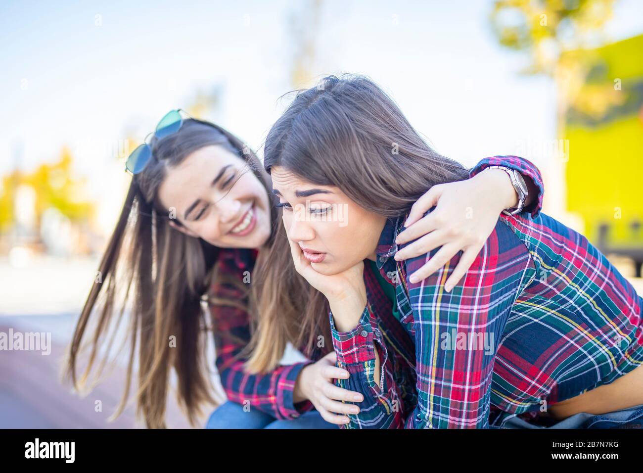 Teen female friend comforting hi-res stock photography and images - Alamy Teen female friend comforting hi-res stock photography and images - Alamy
