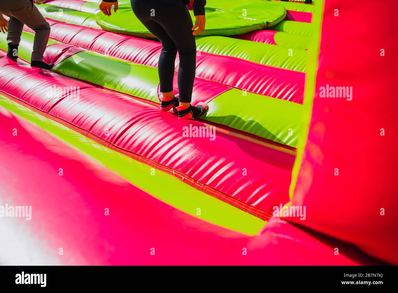 Inflatable jumping bouncing bounce children kids jump house child fun ...