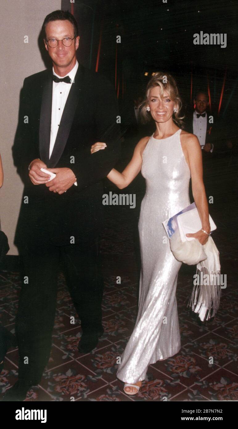 Los Angeles.CA.USA. Michael Crichton and his wife Anne-Marie Martin in ...