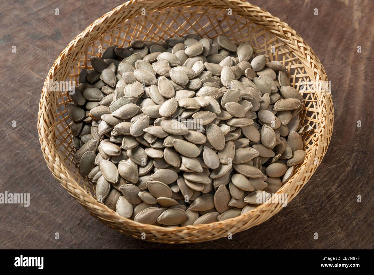 A bunch of delicious Chinese green tea flavor sunflower seeds Stock ...