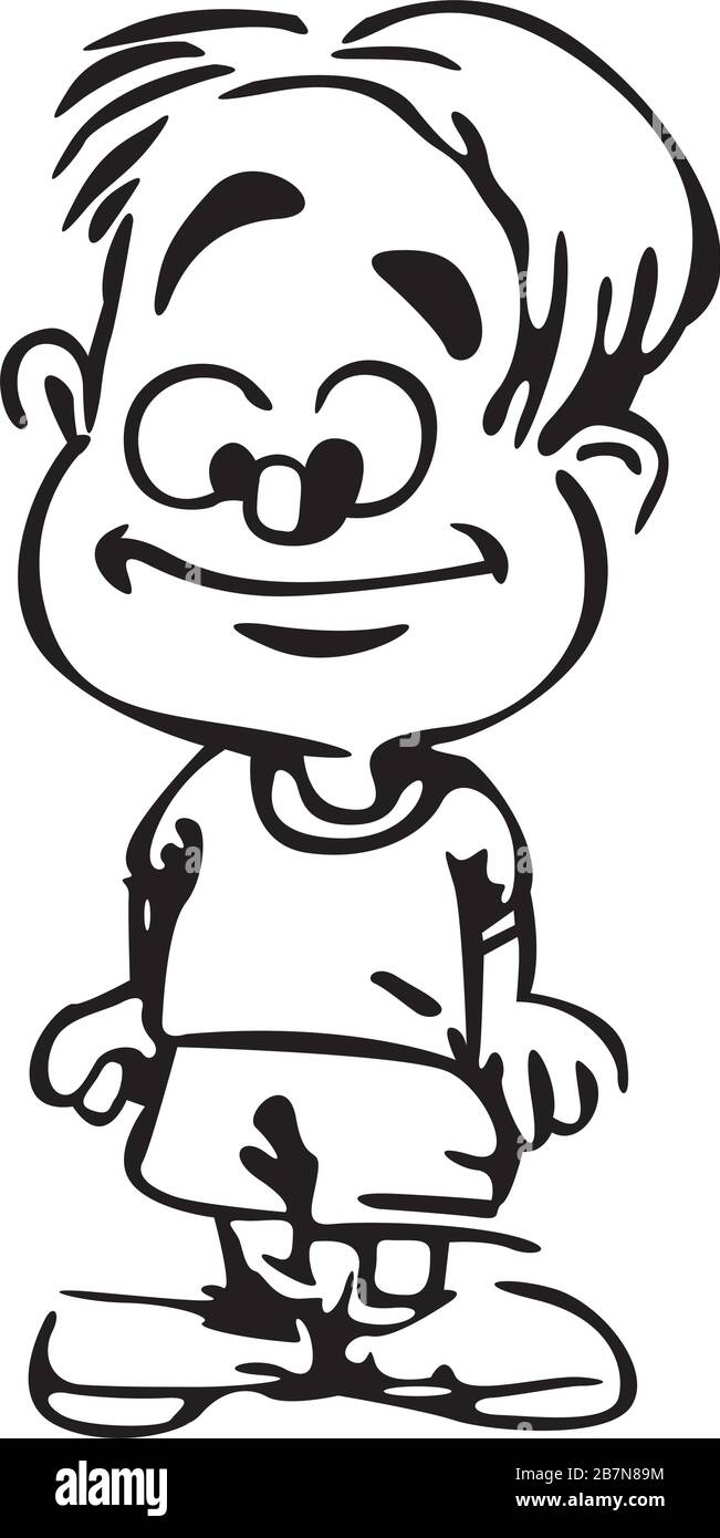 smiling little boy Stock Vector Image & Art - Alamy