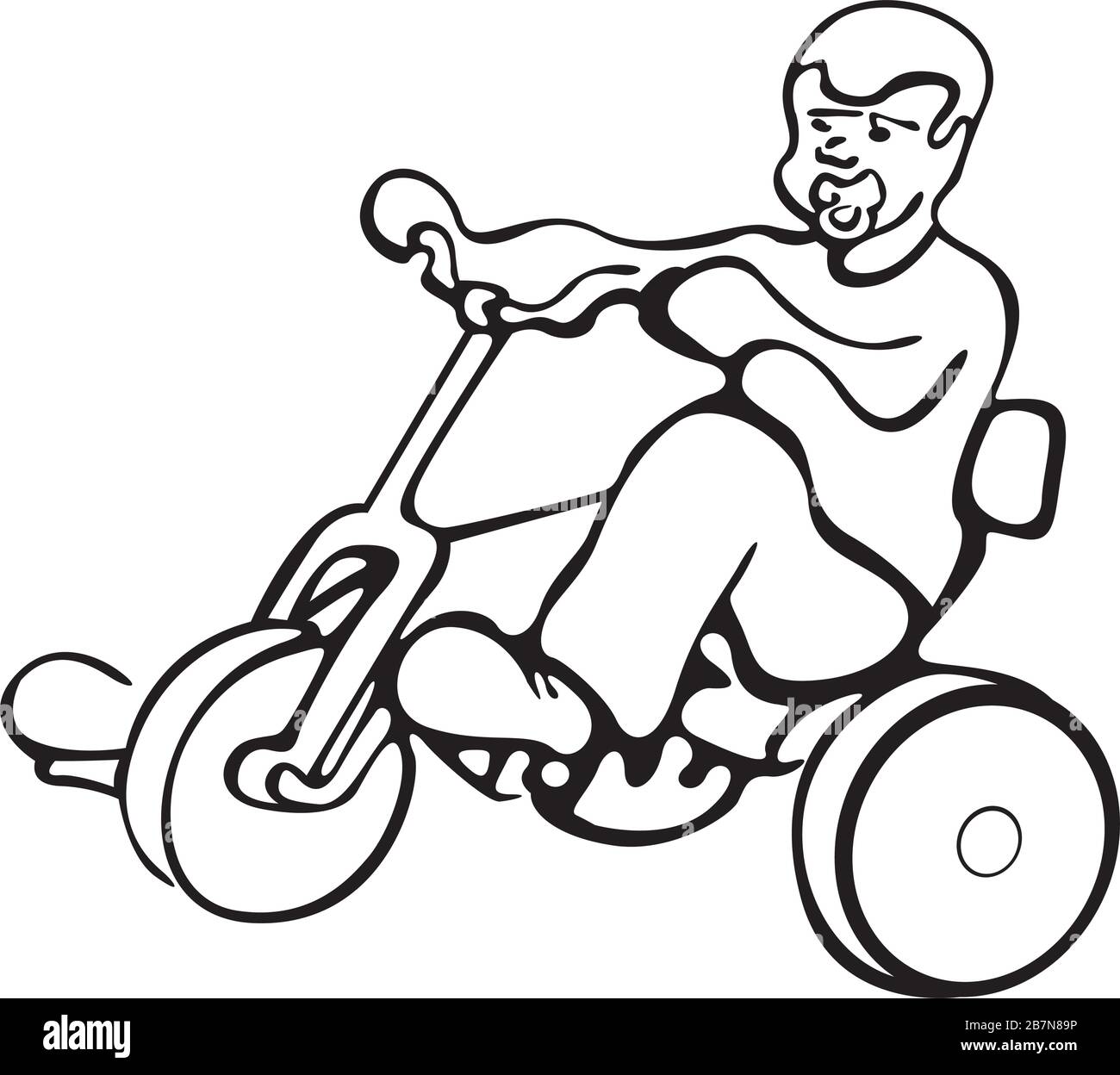 little boy riding a bicycle Stock Vector Image & Art - Alamy