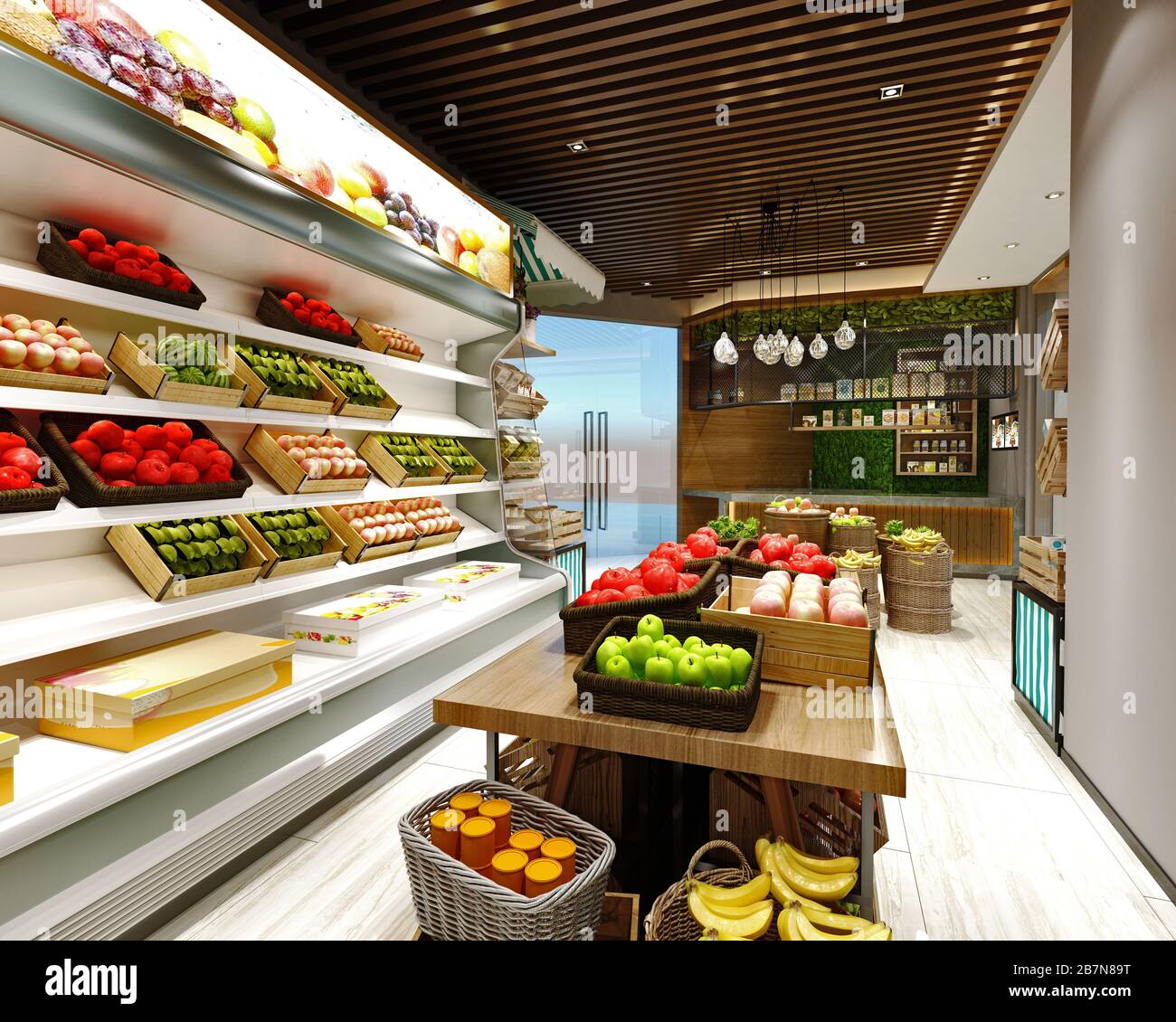 Mockup supermarket hi-res stock photography and images - Alamy