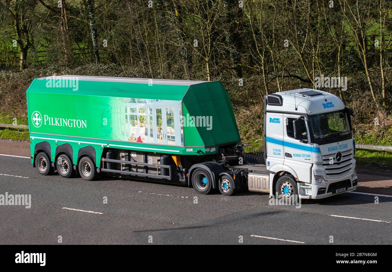 Pilkington Float Liner Glass St. Helens, England. Haulage delivery ...