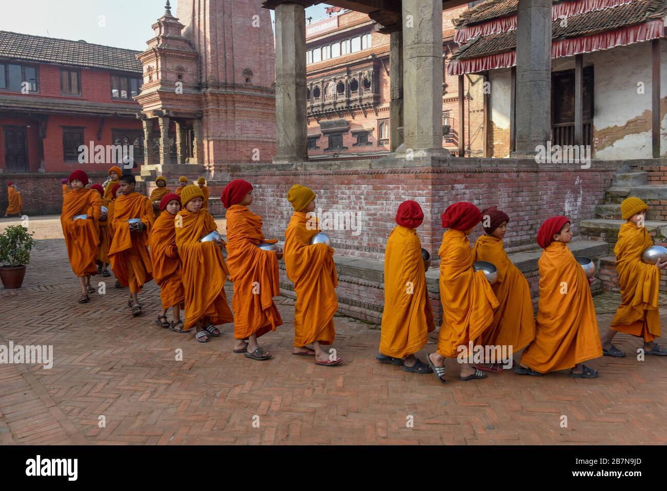 Novice buddhist monk in nepal hi-res stock photography and images - Alamy