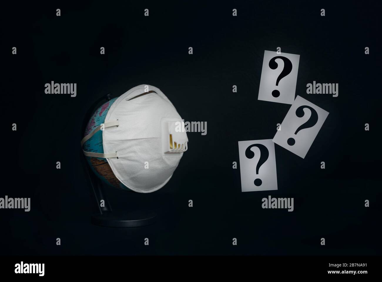 Question mark symbol of suspense, fear of the future Stock Photo - Alamy