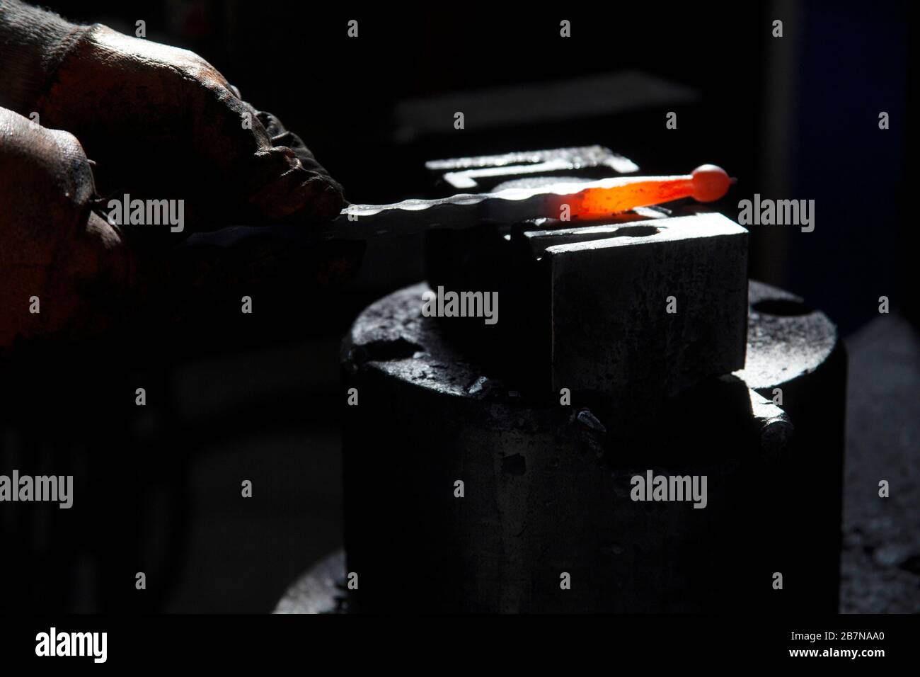 metals processed in a blacksmith shop Stock Photo - Alamy