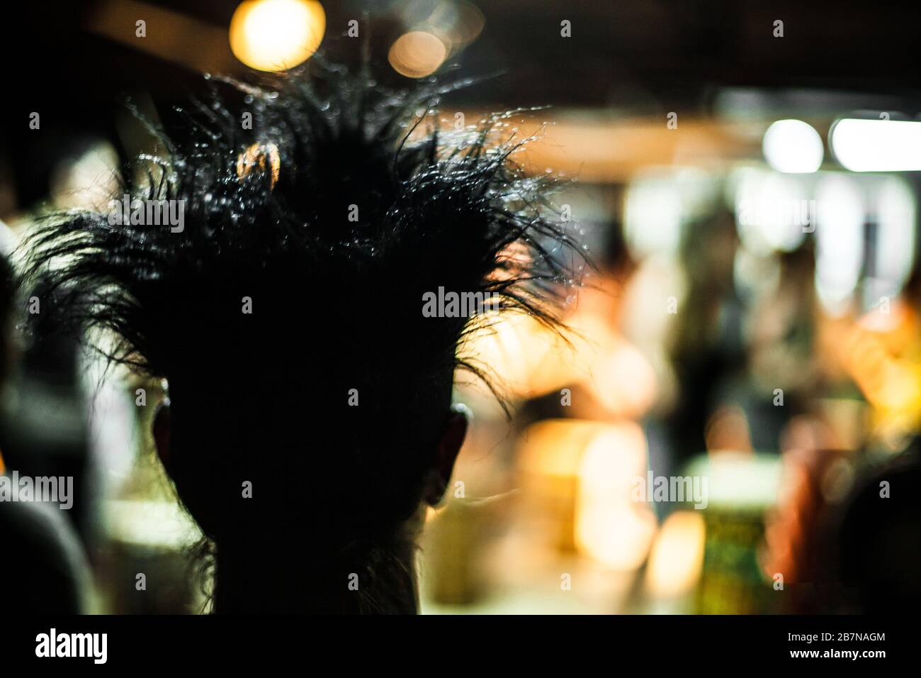 Hair seen in a back light hi-res stock photography and images - Alamy