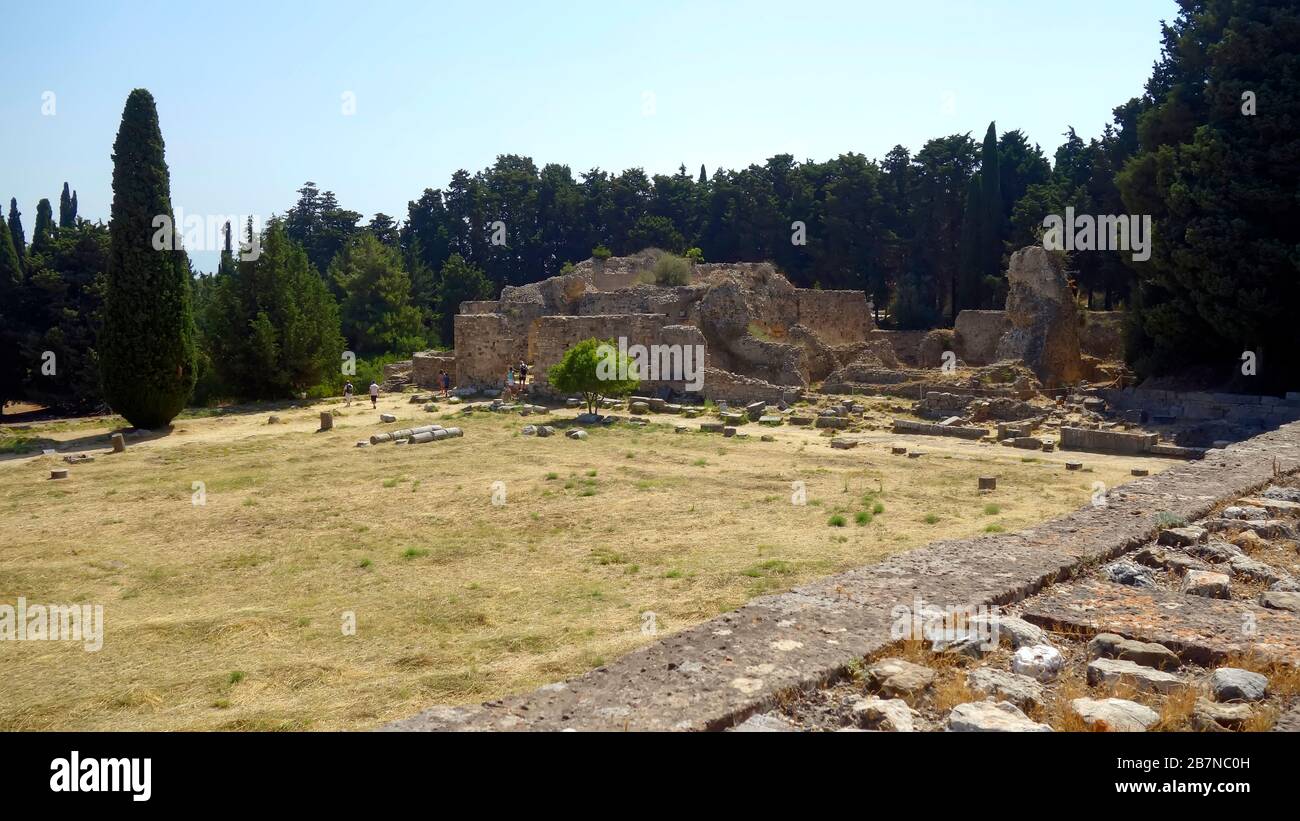 Greece Griechenland Kos Island Asklepieion Stock Photo - Alamy