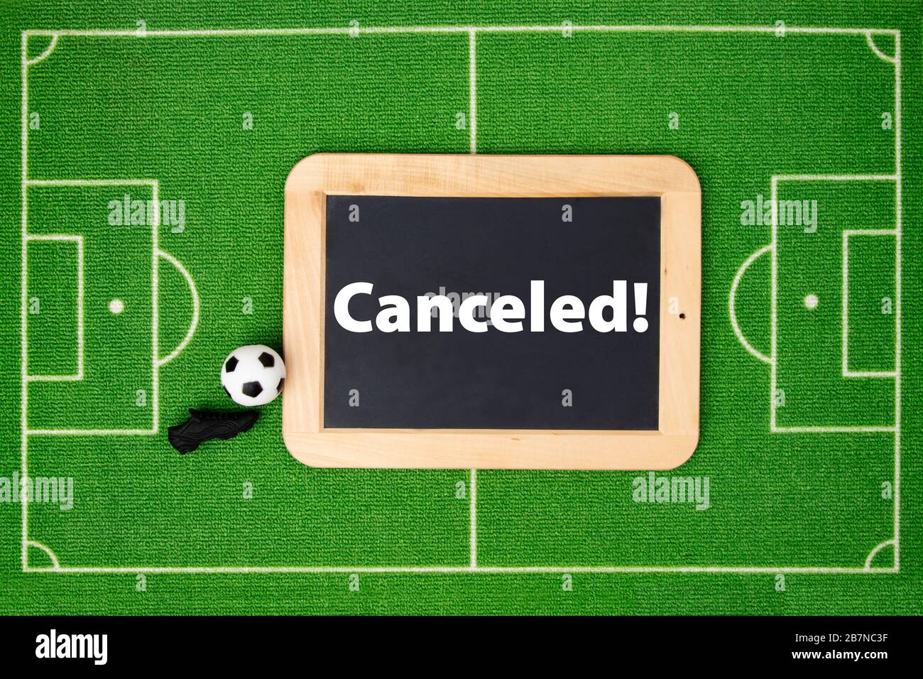 Canceled soccer hi-res stock photography and images - Alamy