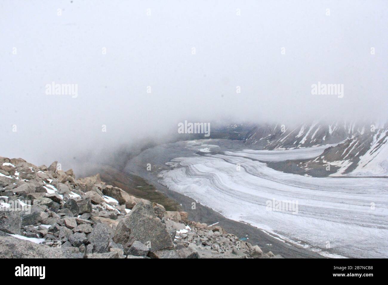 Western Mongolian altai mountains and wild nature, clean sky rainy day ...