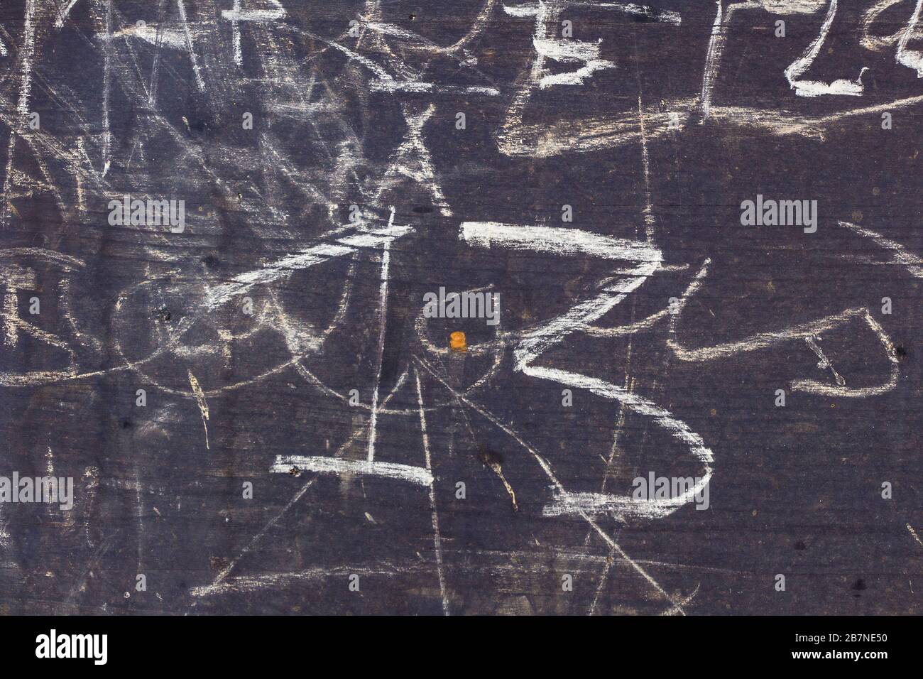 purple wood texture, number painted with chalk on wood, number 13 ...