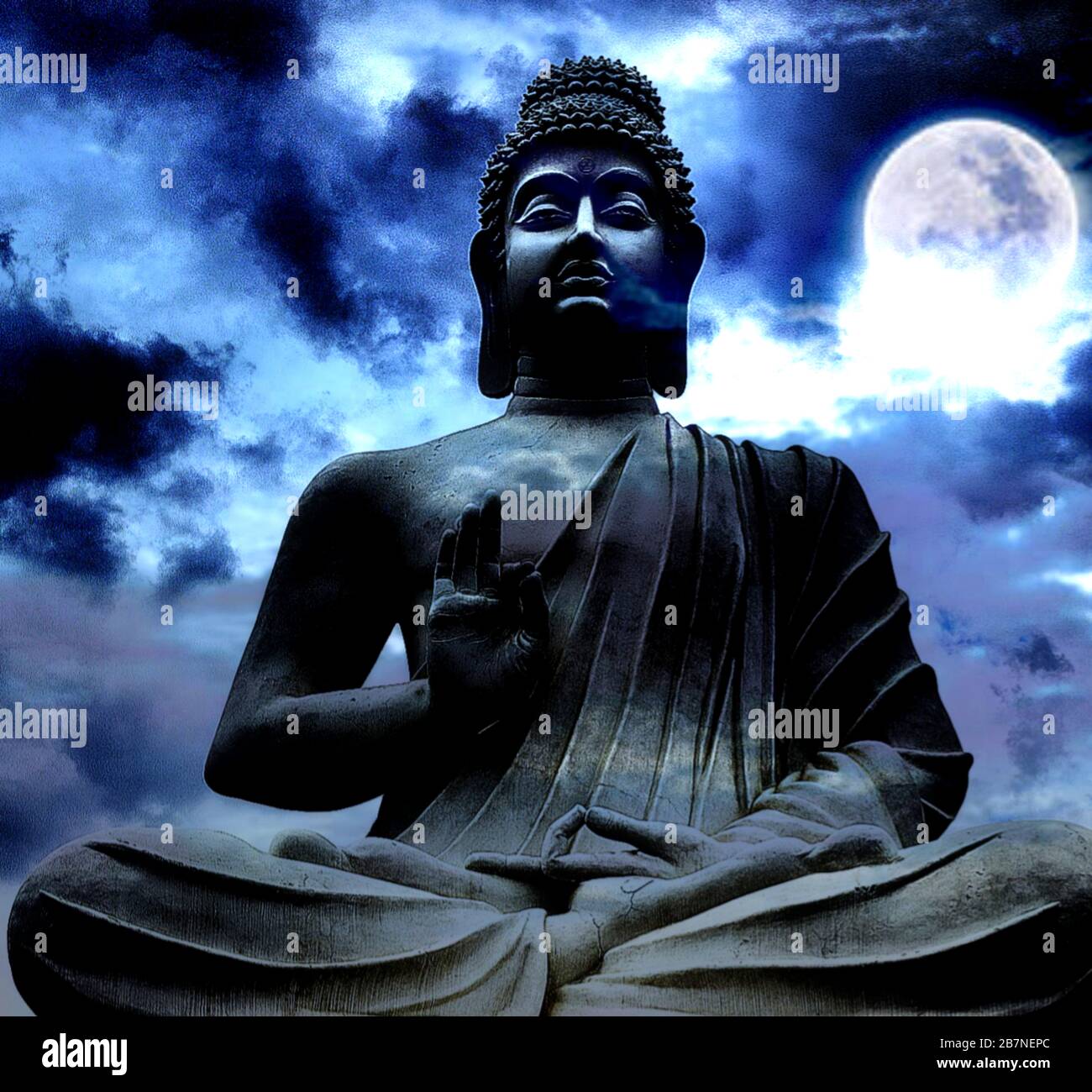 Buddha- Worshiper of Non Violence Stock Photo - Alamy