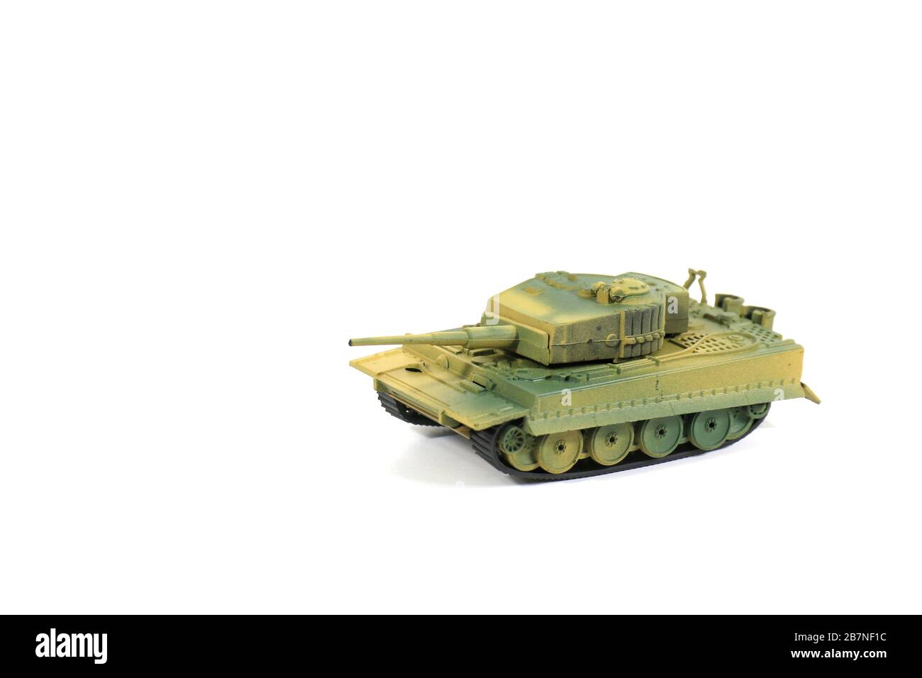 Toys Tank plastic on white background, War, fight army soldier tank ...