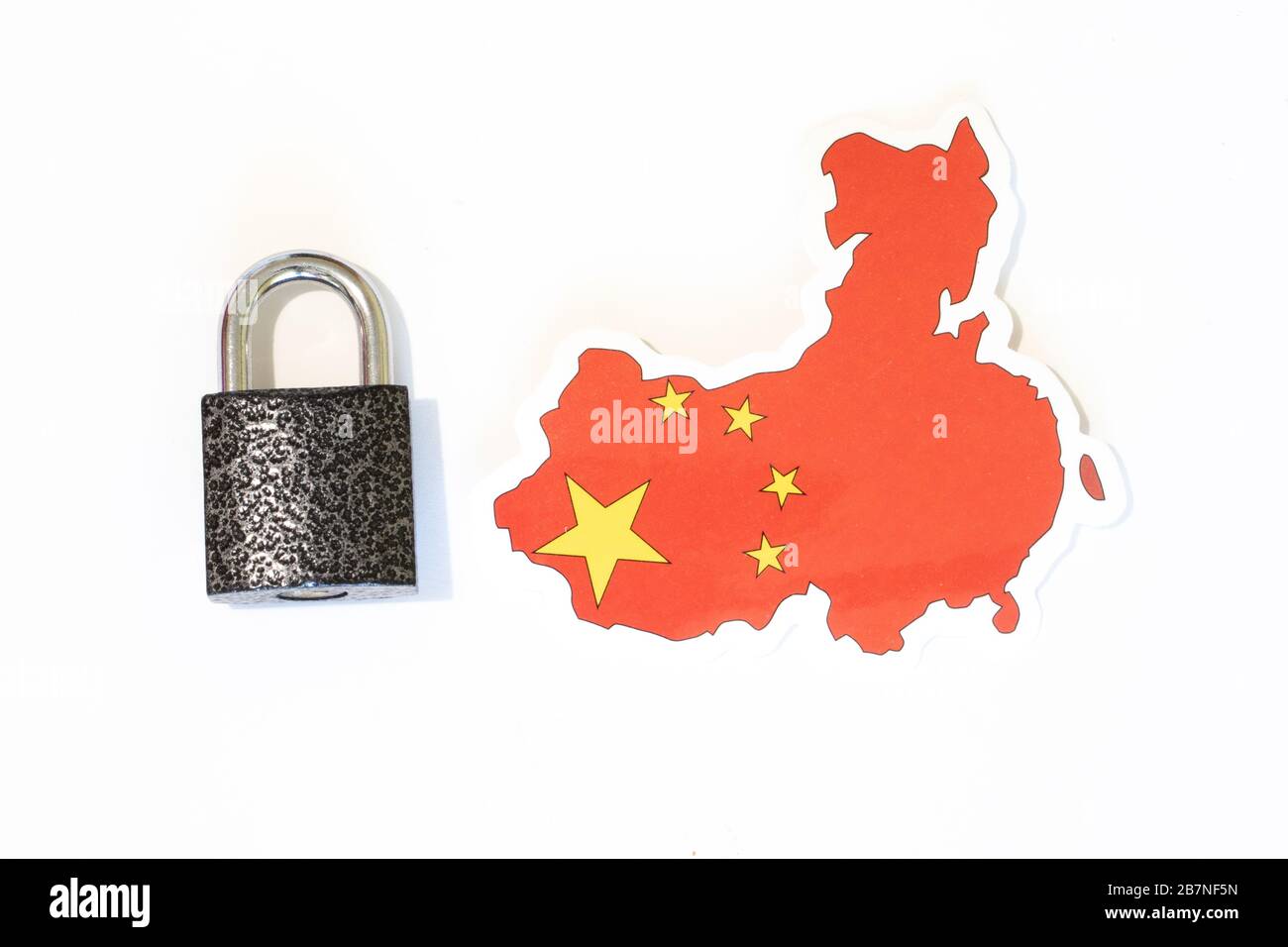 Outline map of china Cut Out Stock Images & Pictures - Alamy