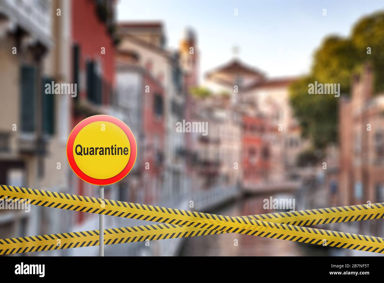Venice on quarantine grand canal hi-res stock photography and images ...
