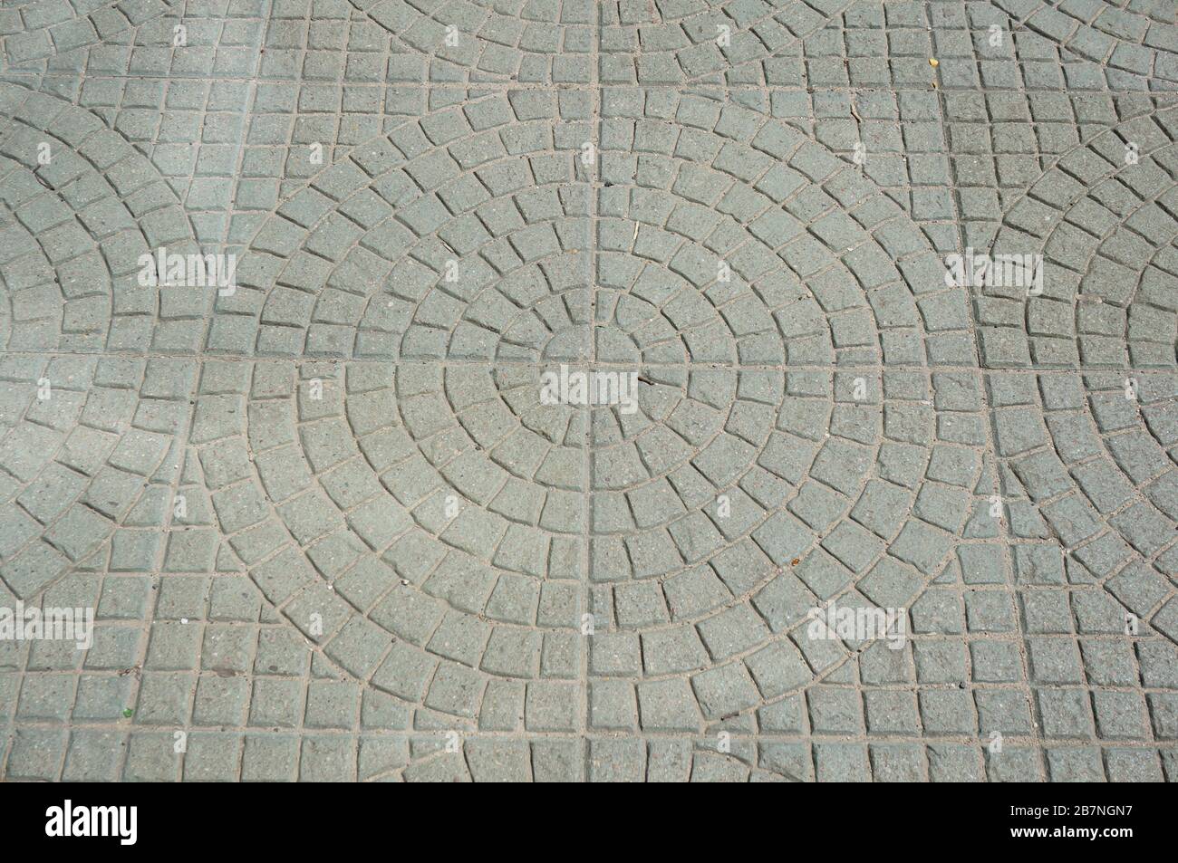 Concrete surface with circles made of stone blocks Stock Photo - Alamy