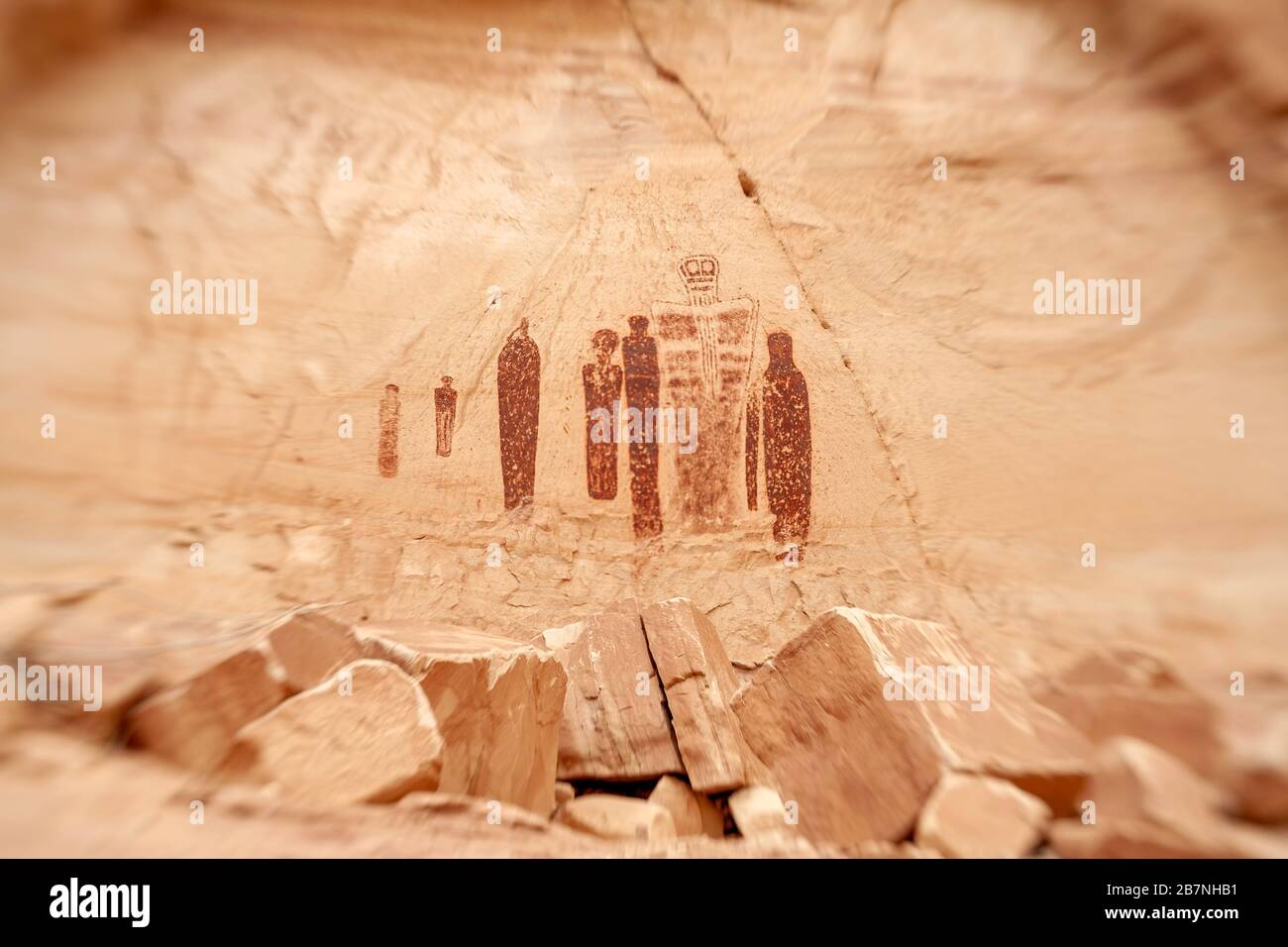 Fremont Pictographs, Great Gallery, Horseshoe Canyon, The Maze District ...