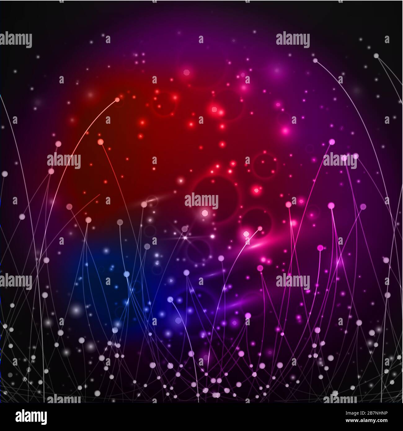 Tree of Life, a constellation. Abstract image of business. background ...