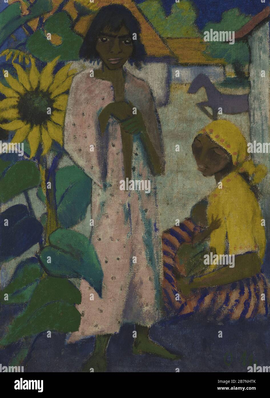 Gypsies with Sunflowers, 1927. Found in the Collection of ...