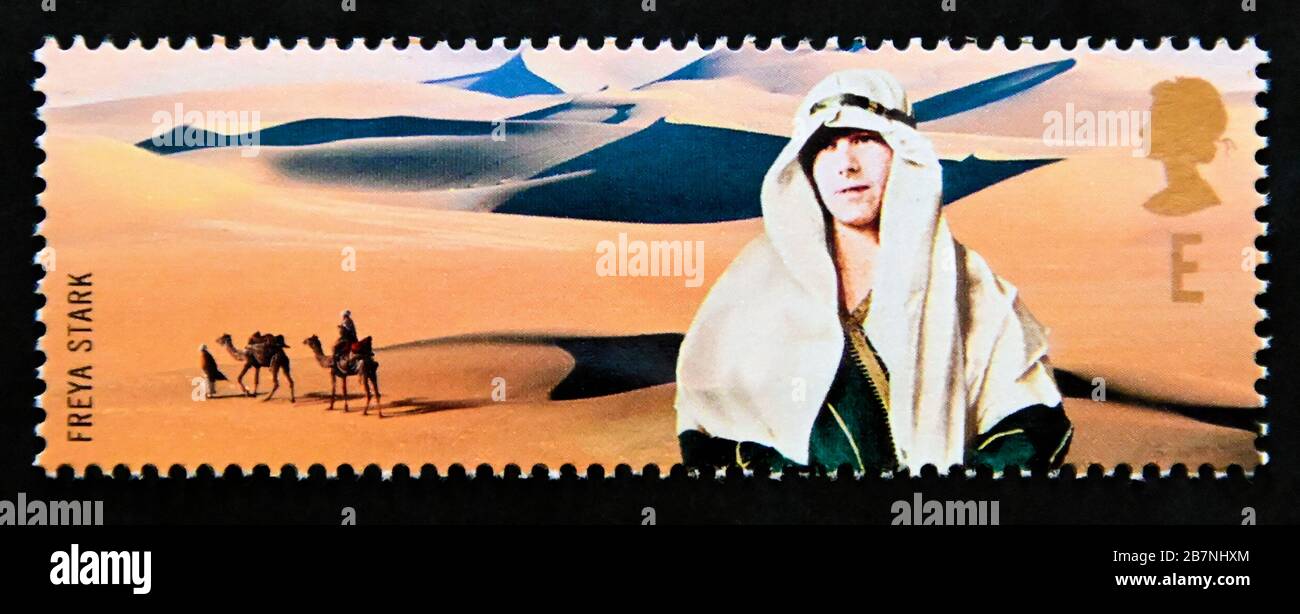 Postage stamp. Great Britain. Queen Elizabeth II. Extreme Endeavours ...