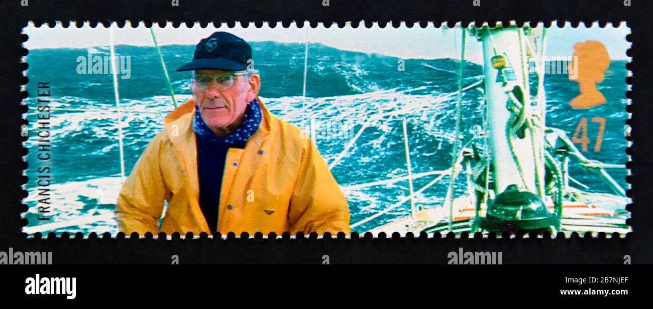 Postage stamp. Great Britain. Queen Elizabeth II. Extreme Endeavours ...