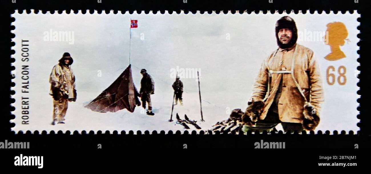 Postage stamp. Great Britain. Queen Elizabeth II. Extreme Endeavours ...